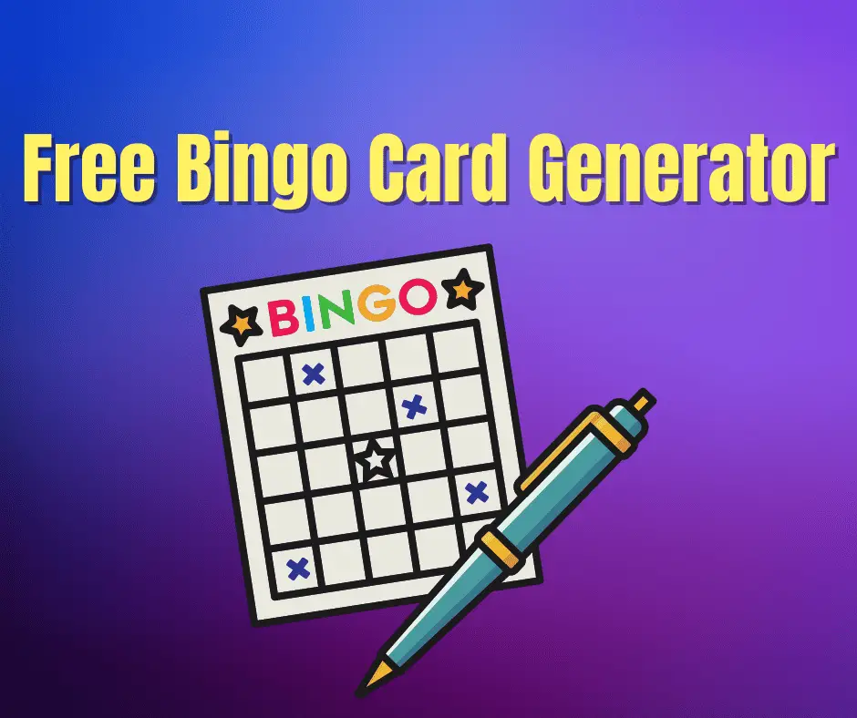 Free BINGO Card Generators